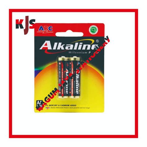 BATERAI ABC ALKALINE AA SET ISI 2 KJS 445