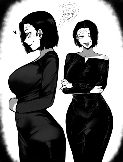 Itadori Kaori Itadori Jin And Kenjaku Jujutsu Kaisen Drawn By Masoq