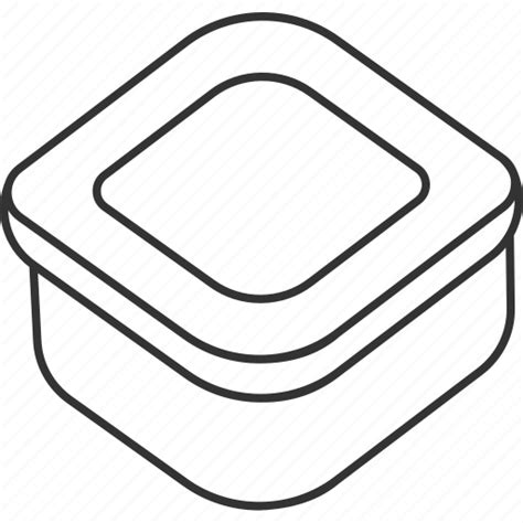 Container Lid Food Storage Kitchenware Icon Download On Iconfinder