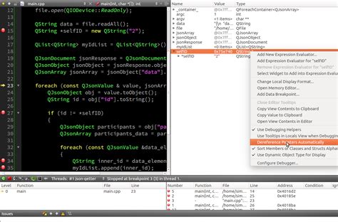 C Qt Creater Cant Show Pointer Type Stack Overflow