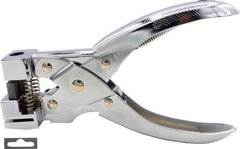 Kucaa Heavy Duty Steel Handheld Hole Punch Airplane Euro Slot
