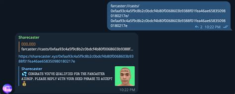 github pugson telegram sharecaster bot expand farcaster deeplinks