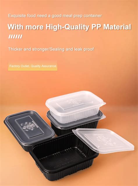 친환경 일회용 식품 용기 뚜껑 Buy 식품 저장 용기전자 레인지dishwahe냉동고 안전한 식사 준비 컨테이너