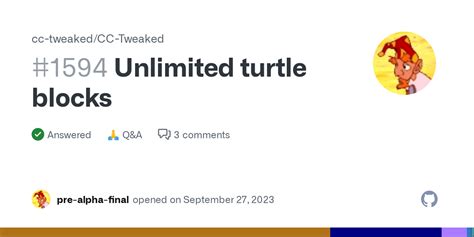 Unlimited Turtle Blocks · Cc Tweaked Cc Tweaked · Discussion 1594 · Github