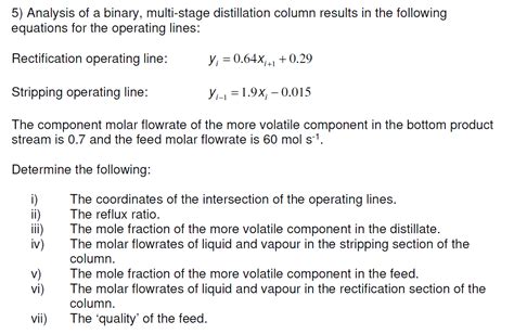 solved for this particular binary mixture the equilibrium