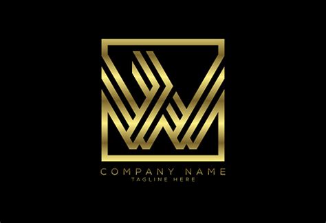 럭셔리 골든 컬러 라인 문자 W 기업 비즈니스 아이덴티티에 대 한 그래픽 알파벳 기호 0명에 대한 스톡 벡터 아트 및 기타 이미지 0명 개념 개념과 주제 Istock