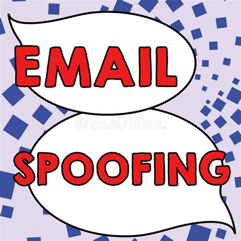 Handwriting Text Email Spoofing Concept Meaning Secure The Access And
