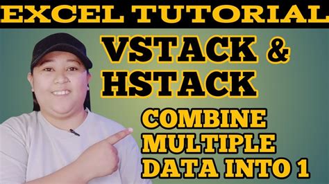 Learn How To Combine Multiple Data Into One Report Vstack And Hstack