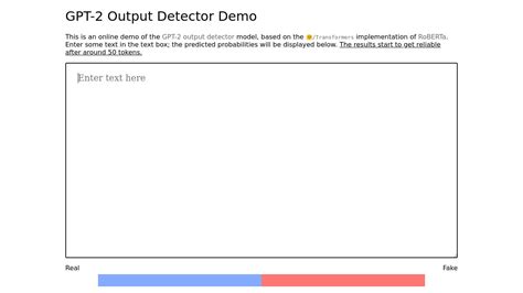 Gpt 2 Output Detector Dotheai