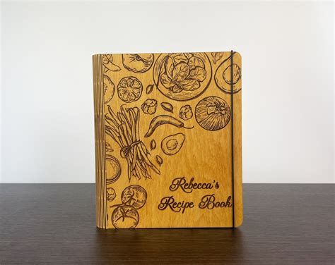 Livre de recette vierge Livre de cuisine personnalisé don Etsy