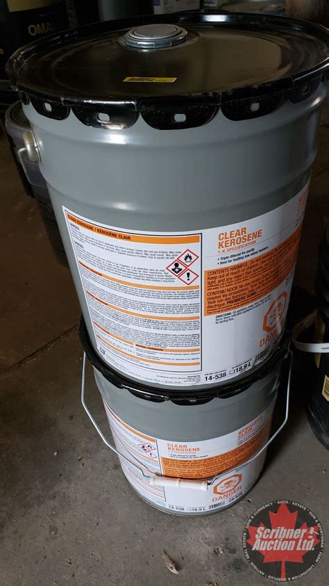 New Product Recochem Inc Clear Kerosene 5 Gallon 2 Pails Total