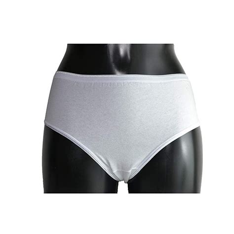 6 Pezzi Di Slip Donna Midi Made In Italy Cotone Elasticizzato Slip