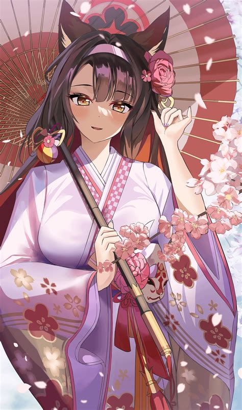 Wakamo Blue Archive Ranimegirlsinkimonos