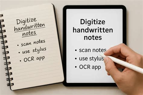 Digitize Handwritten Notes