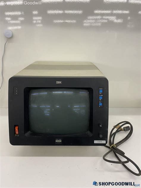 Ibm 3279 S2a Terminal Monitor Computer W 2 Keyboards Untested Local