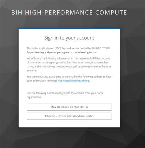 Access Hpc Talk Bih Hpc Docs