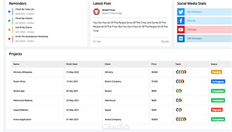 تصميم مواقع بلغات Html Css Java Scrpit Frontend خمسات