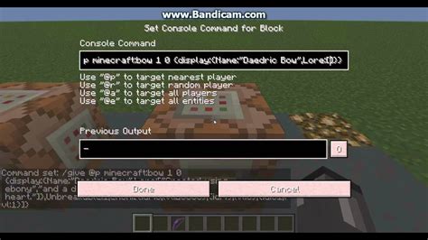 Minecraft Tutorial One Shot Kill Bow 188 Daedric Bow Youtube