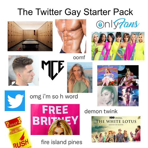 The Twitter Gay Starter Pack Scrolller