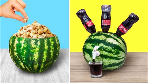 10 Amazing Watermelon Ideas And Pranks Watermelon Challenge Youtube