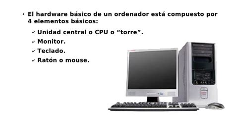 Temas De Informática Componentes Basicos De La Pc