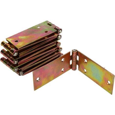 KOTARBAU Charnière de caisse 150 x 35 mm Lot de 10 Galvanisé
