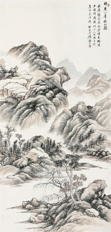 顧麟士十六幅山水作品畫欣賞 每日頭條