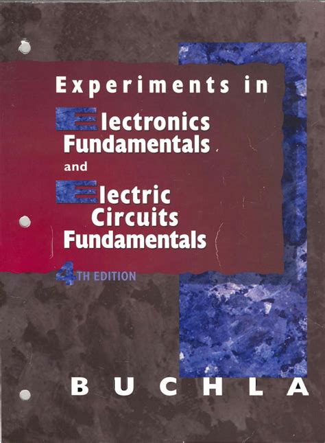 Solution Experiments In Electronics Fundamentals And Electric Circuits