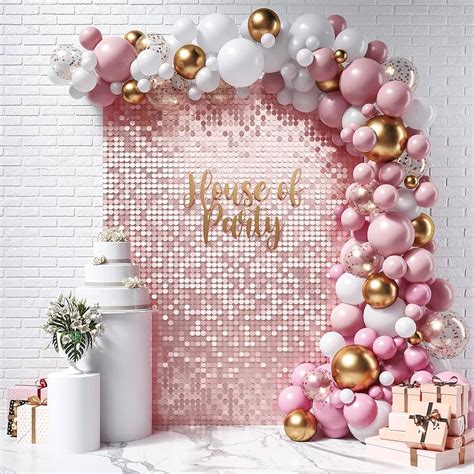 Rose Gold Backdrop Decorations At Deborah Mcgee Blog