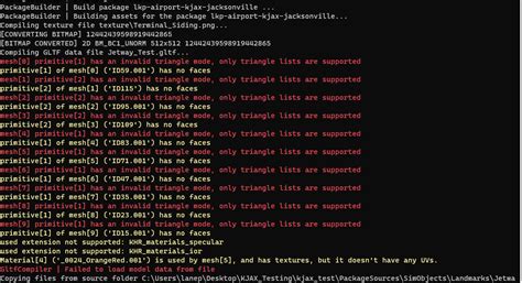 Problems Compiling First Jetway Art MSFS DevSupport