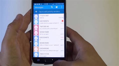 Samsung Galaxy S5 How To Add Signature To Text Messages Youtube