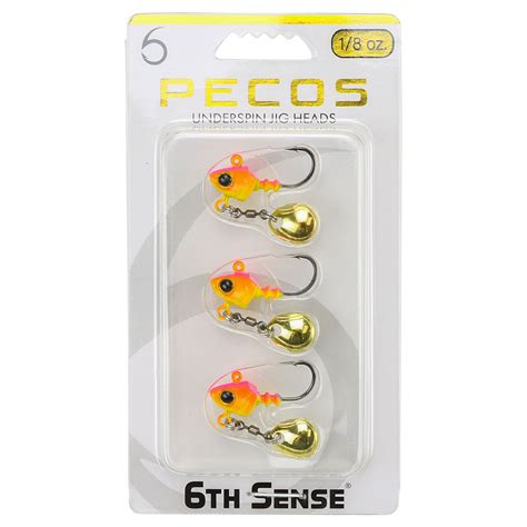 6th Sense Pecos Underspin Jig Head Fishusa