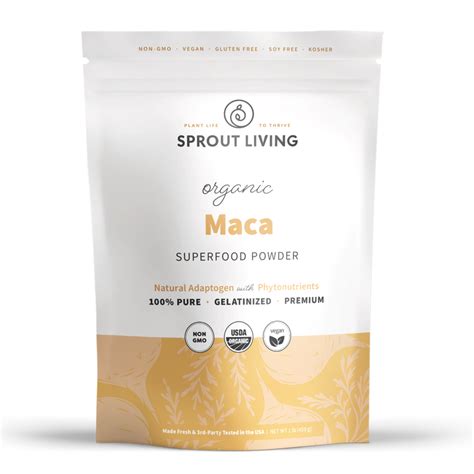 Maca Superfood Powder 1 Lb Sprout Living