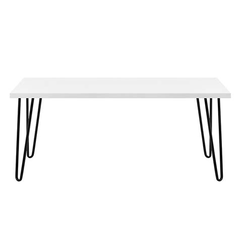 Owen Retro Coffee Table In White Particleboard Diy At Bandq