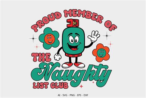 Proud Member Of The Naughty List Club Graphic By Best Desinger 36
