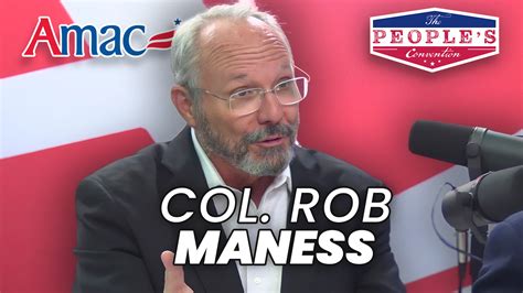 Col Rob Maness At The Peoples Convention