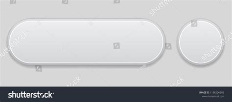 White Web Interface Buttons D Elements Stock Vector Royalty Free Shutterstock