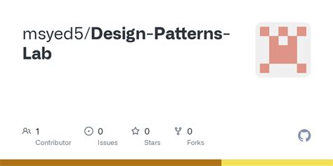 GitHub Msyed Design Patterns Lab