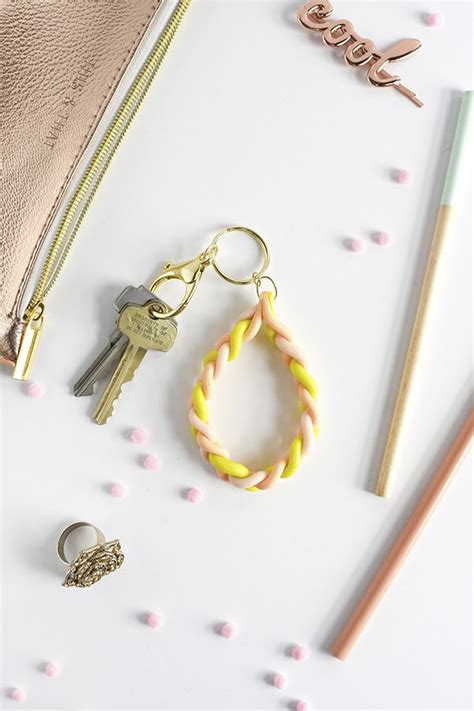 Braided Clay DIY Keychain Delineate Your Dwelling