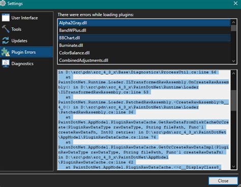 Issue With BoltBait DLL S Troubleshooting Bug Reports Paint NET Forum