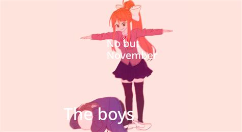 No Nut November Monika T Posing On Sans Know Your Meme