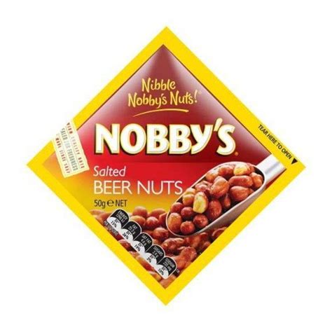 Nobbys Salted Beer Nuts 24x50gm Lepack