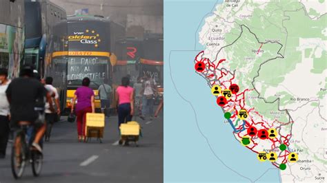 Paro De Transportistas Conductores De Carga Pesada Bloquean Carretera