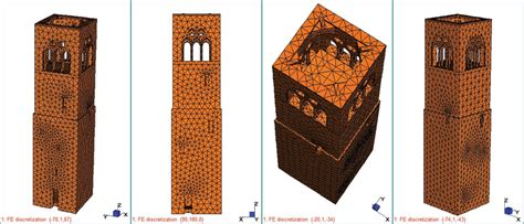 Fe Discretization Of The Bell Tower By Means Of Four Noded Tetrahedron