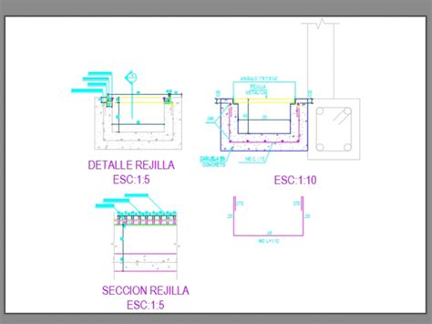 Cañuela Aguas Lluvias En Autocad Descargar Cad 197 Mb Bibliocad