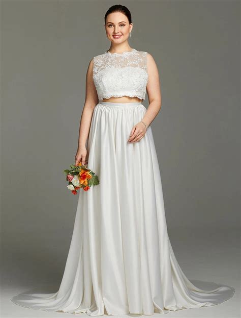Two Piece Wedding Dress