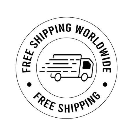 Free Shipping Vector Logo And Trust Badge Icon Free Home Delivery
