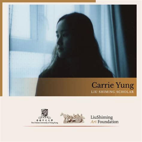 Thrilled To Announce Carrie Yung The Latest Recipient Of The Liu Shiming Scholarship At The