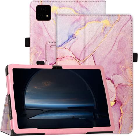 Amazon Com Caweet Case For T Mobile Revvl Tab G Tablet Premium Leather Folio Protective