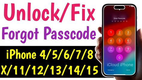 Forgot IPhone Passcode Fixed How To Unlock IPhone If Forgot Passcode